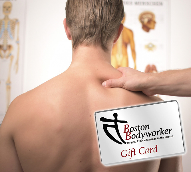 60 Minute Massage Gift Card - The Boston Bodyworker